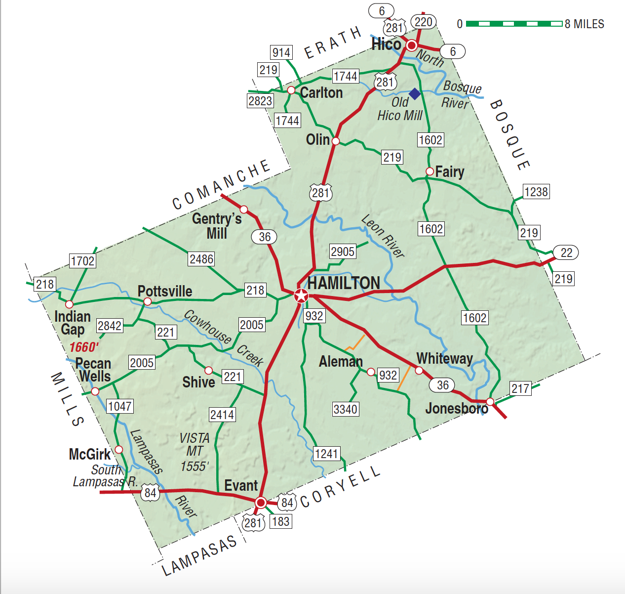 Hamilton County | TX Almanac