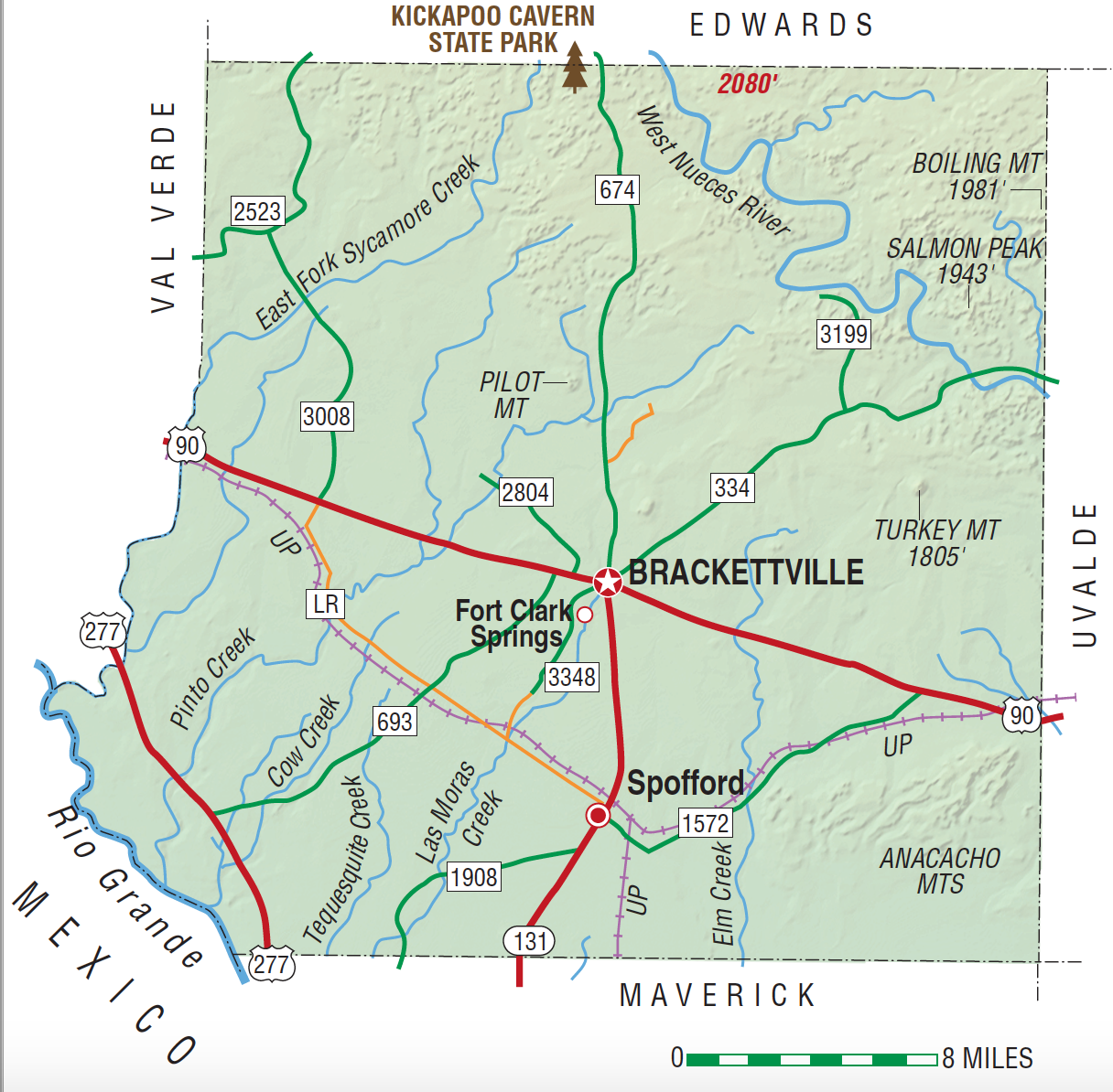 Kinney County | TX Almanac