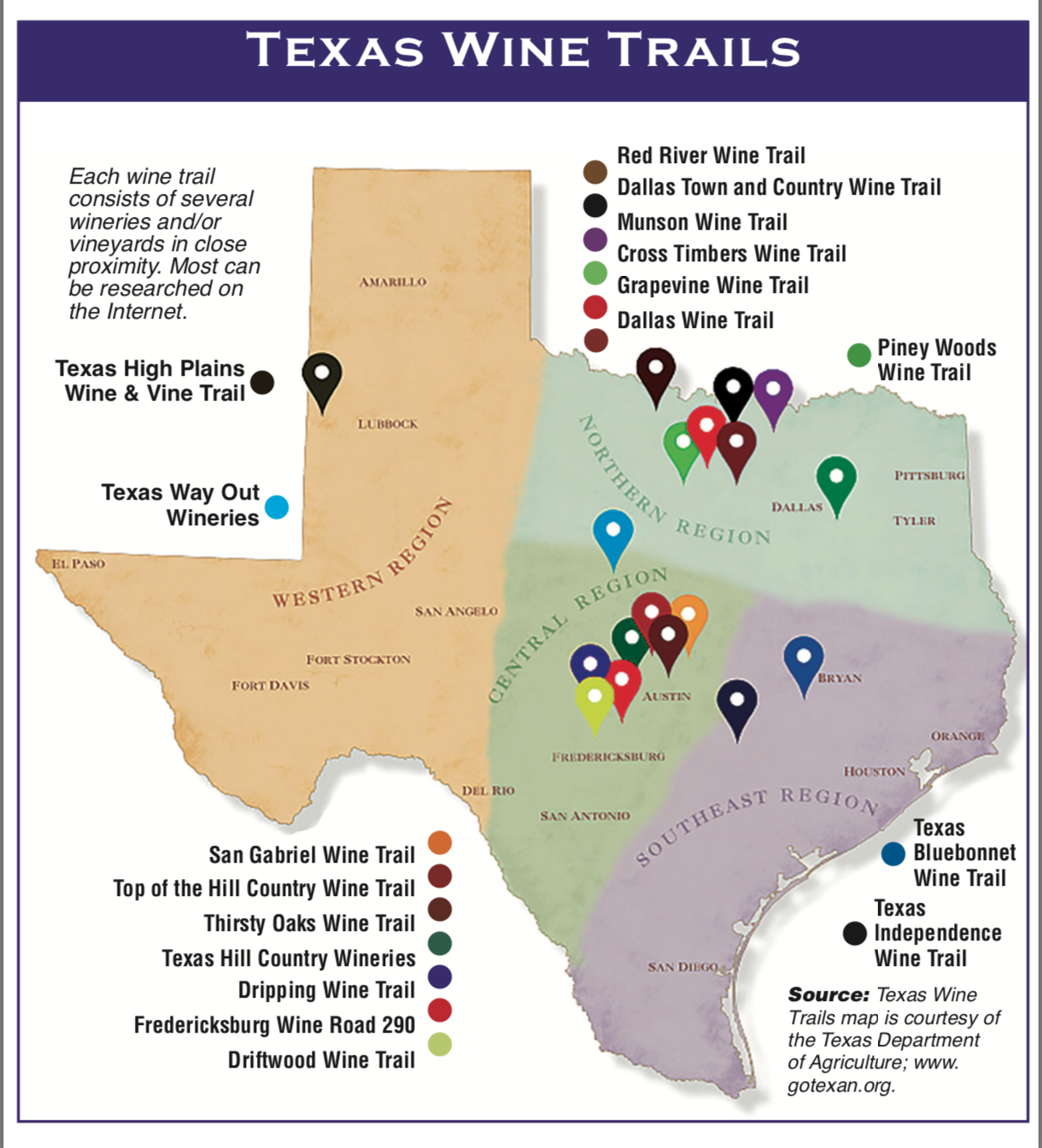 Texas Wine Country: The Long and Winding Trail from Grape to Wine | TX ...