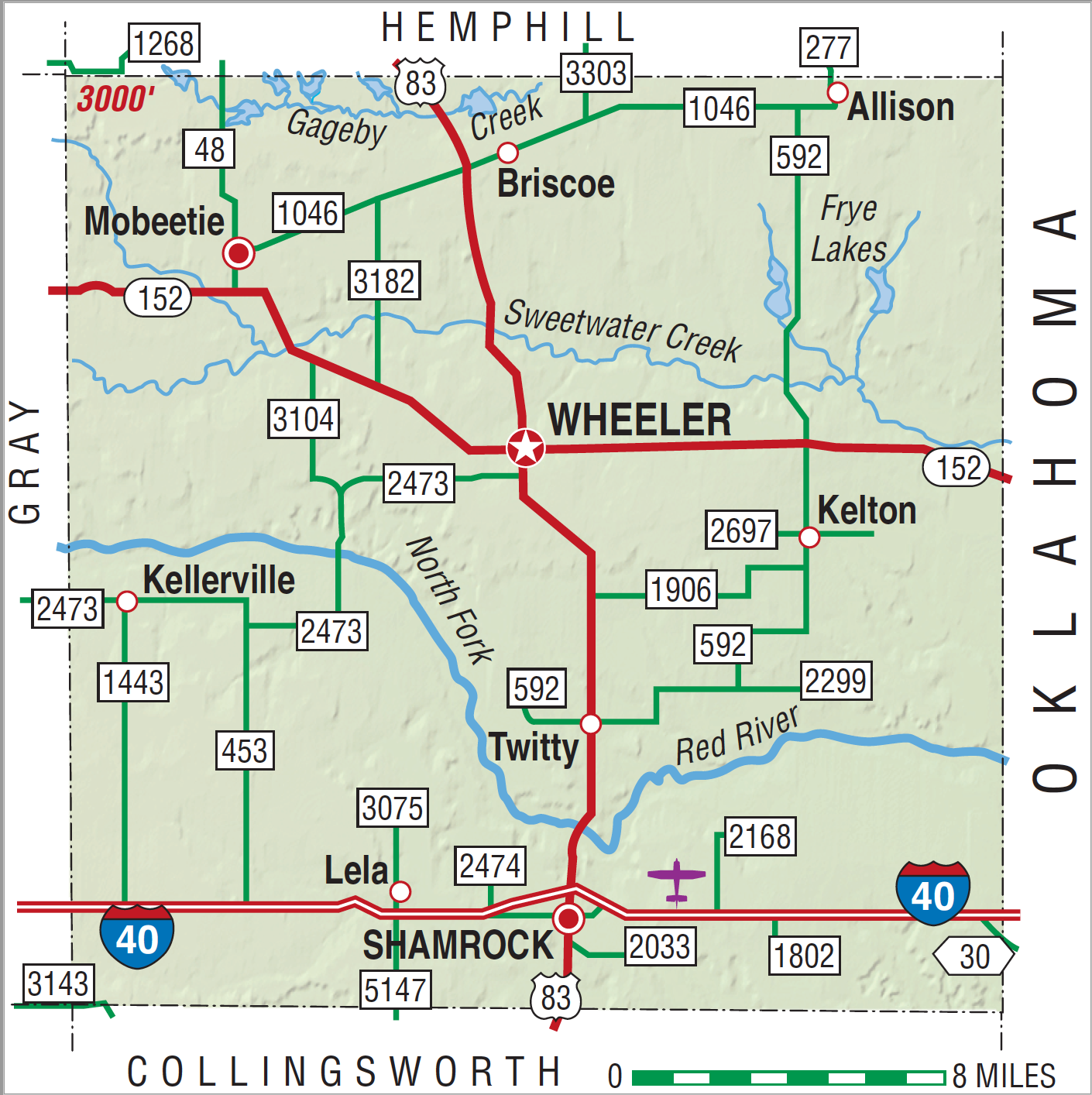 Wheeler County | TX Almanac